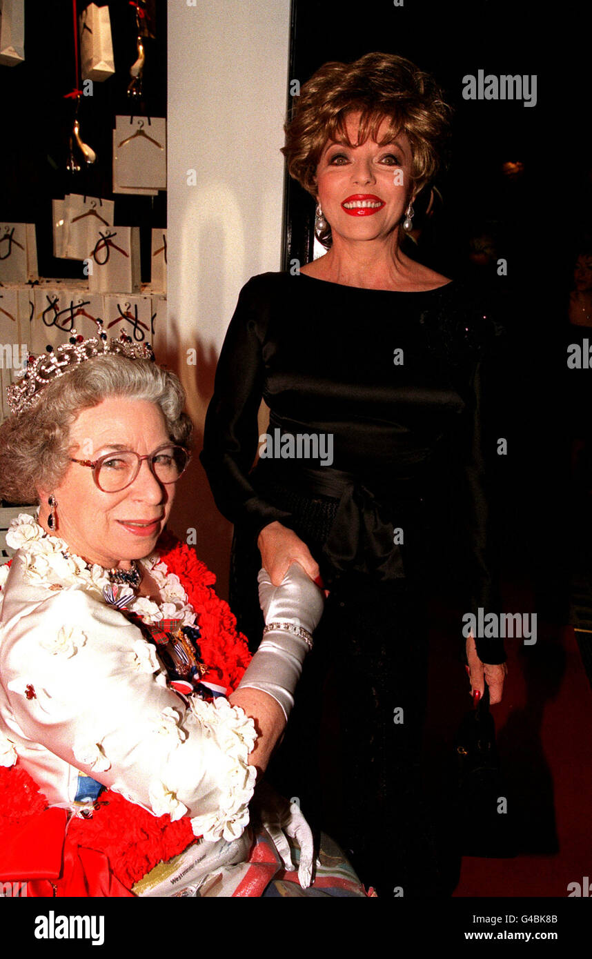 Queen joan collins hi-res stock photography and images - Alamy