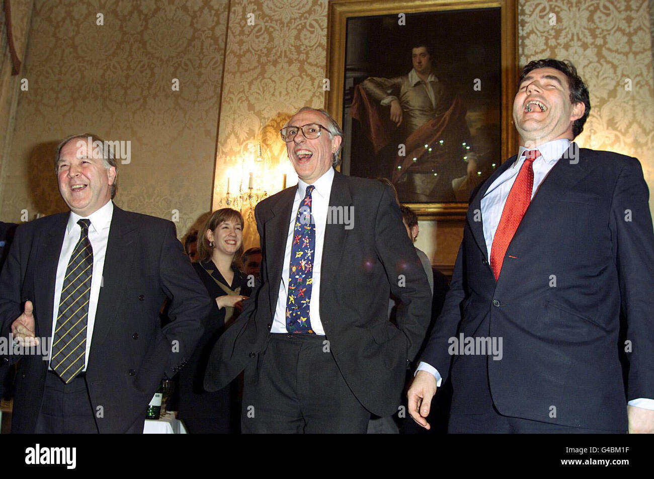 Scottish Football Coach, Craig Brown (left), Scottish Secretary Donald ...