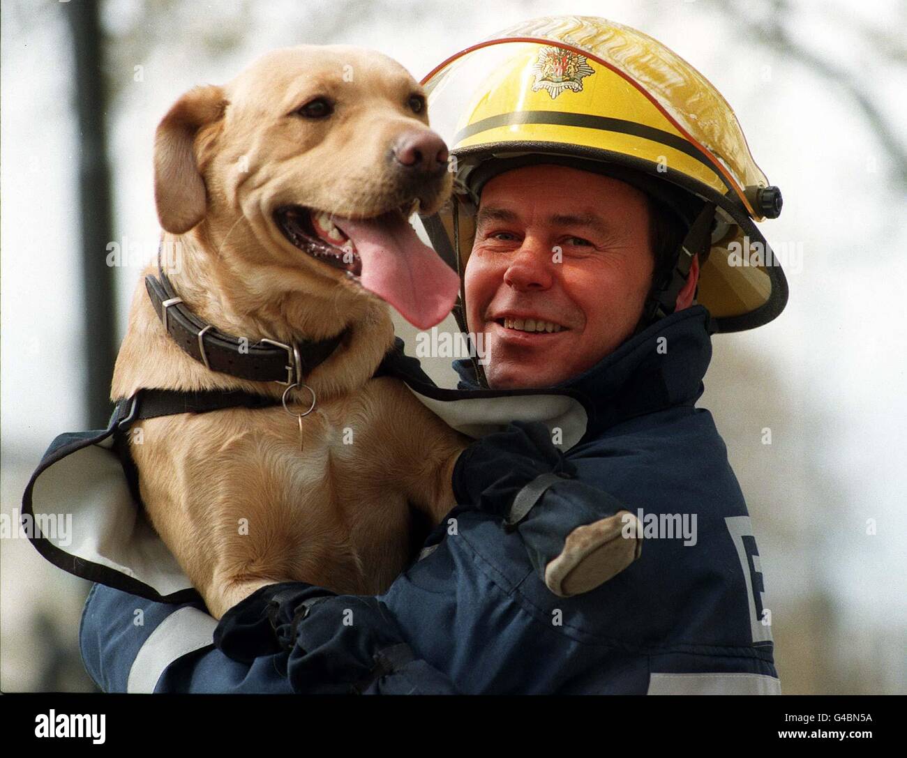 Leading firefighter, Dave Myers of Hexham Fire Station in ...