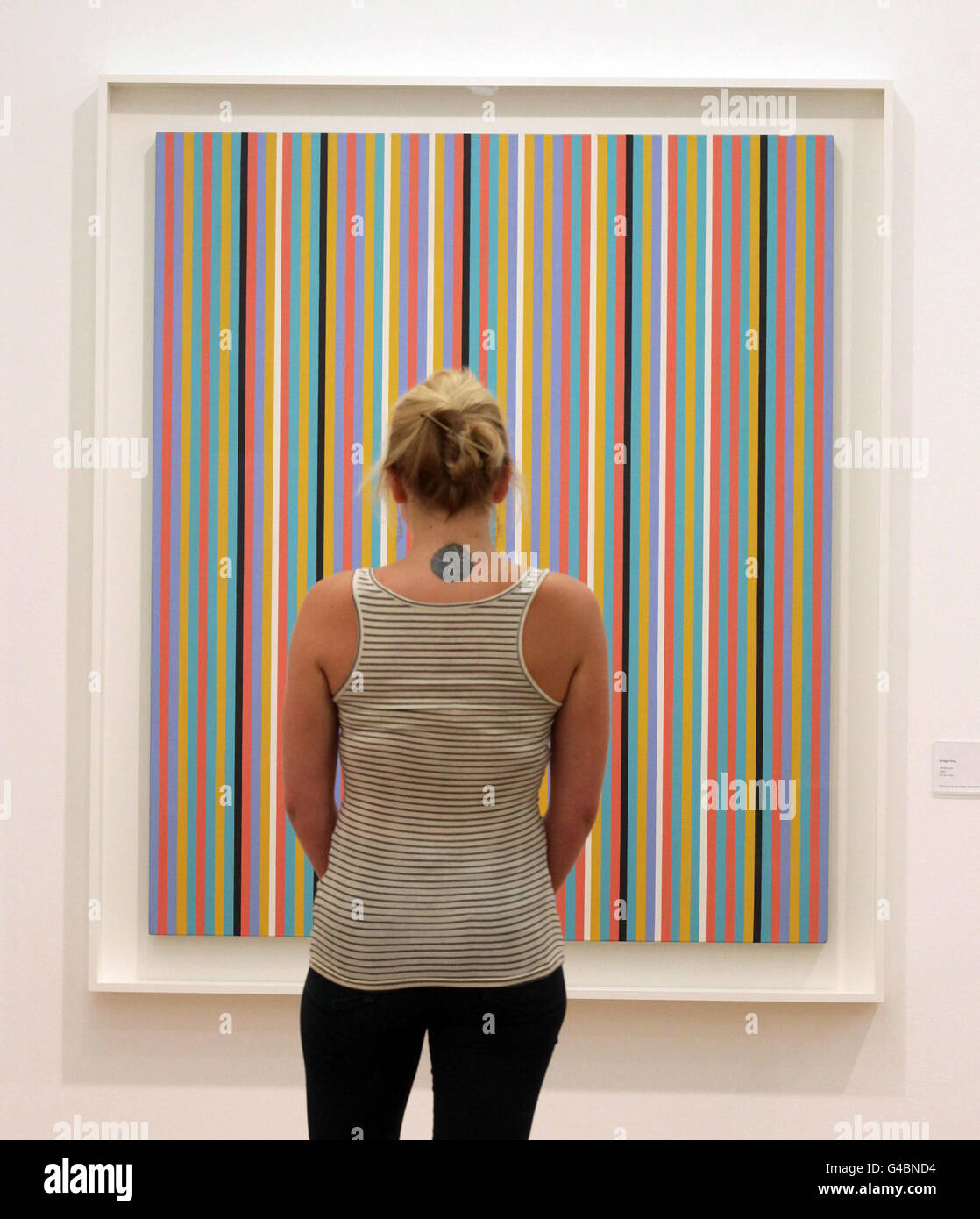 Bridget riley painting hi-res stock photography and images - Alamy