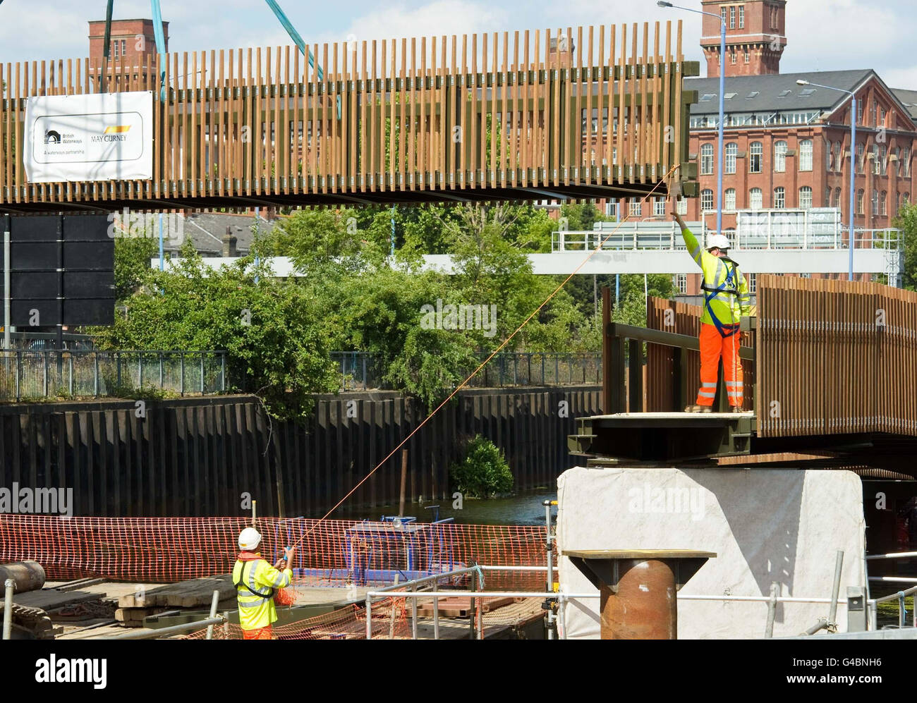 Which will reconnect the river lee navigation towpath hi-res stock ...