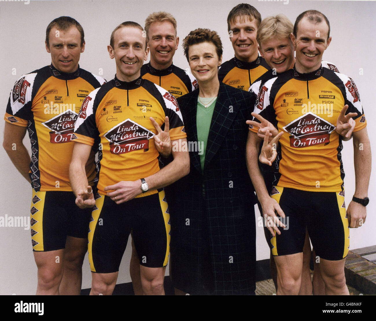 PA Library photo dated 13.3.98 : Linda McCartney on the occasion of ...