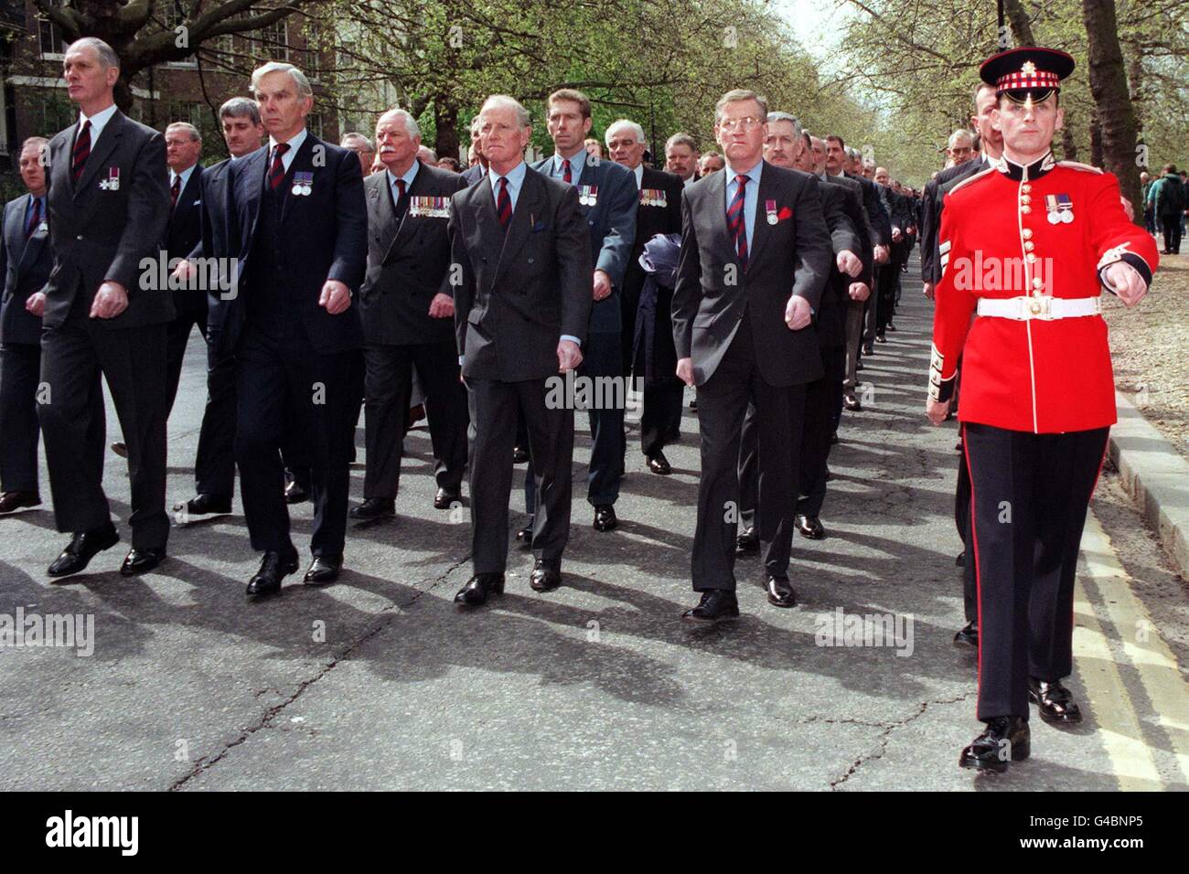 Scots Guard parade Stock Photo - Alamy