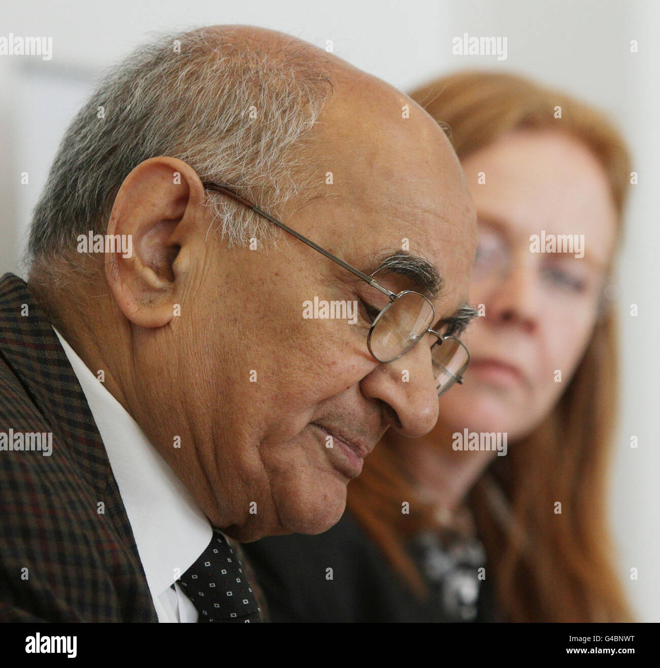 Ashfaq Ahmad, father of Babar Ahmad, with his solicitor Fiona Murphy of Bhatt Murphy Solicitors ...