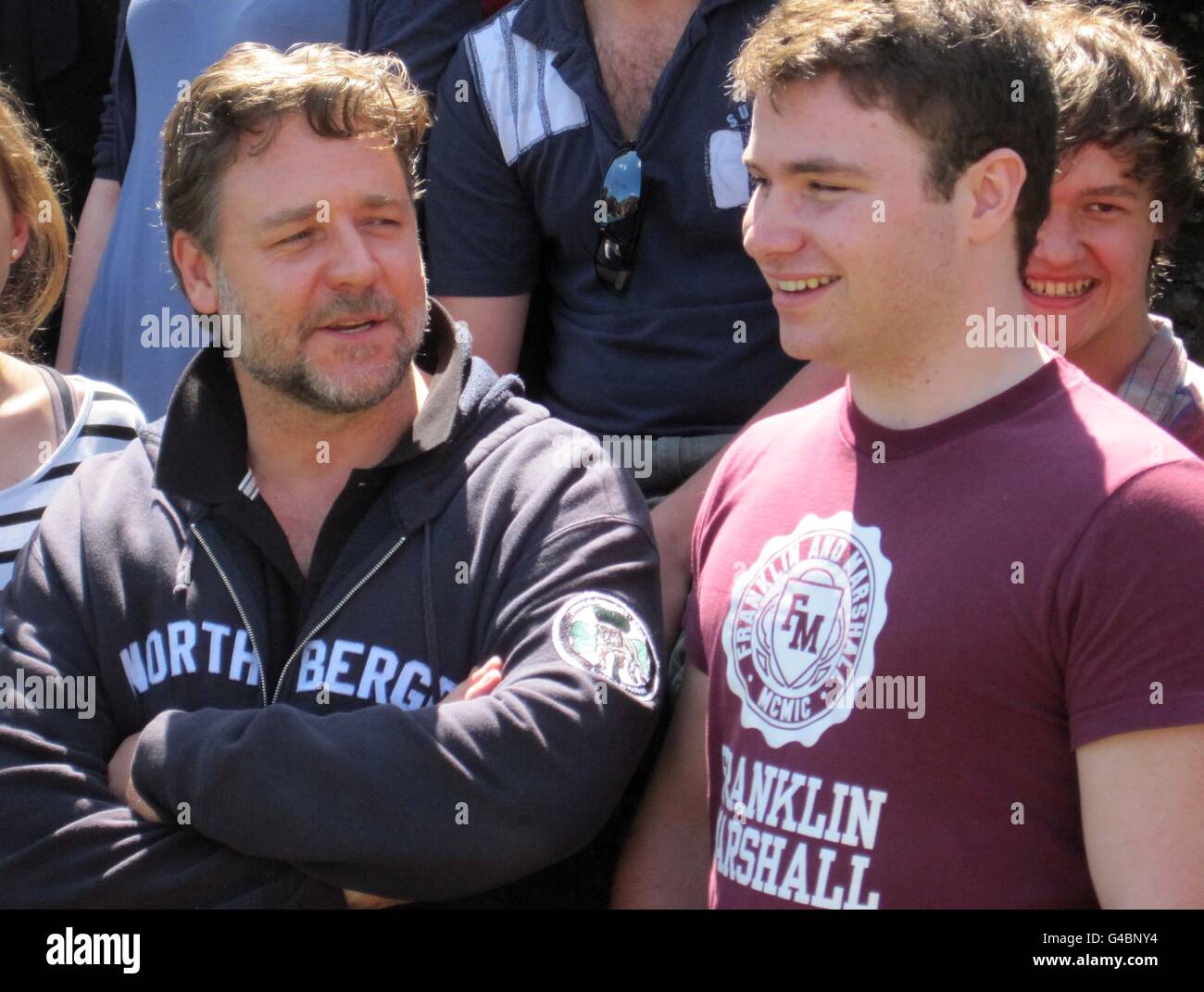 Russell Crowe at Durham University Stock Photo - Alamy