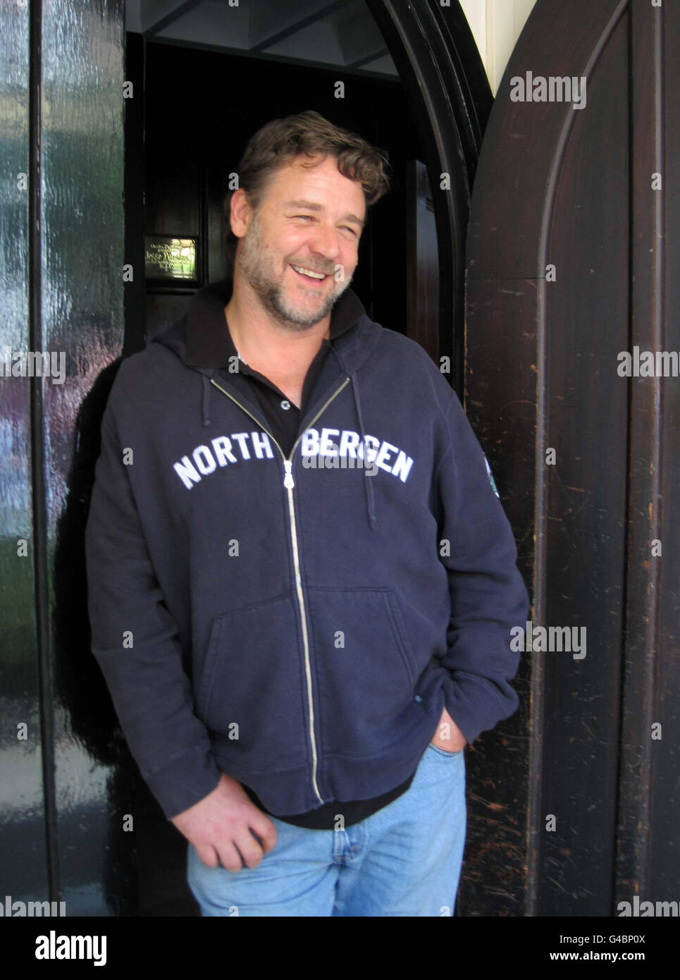 Russell Crowe at Durham University Stock Photo - Alamy