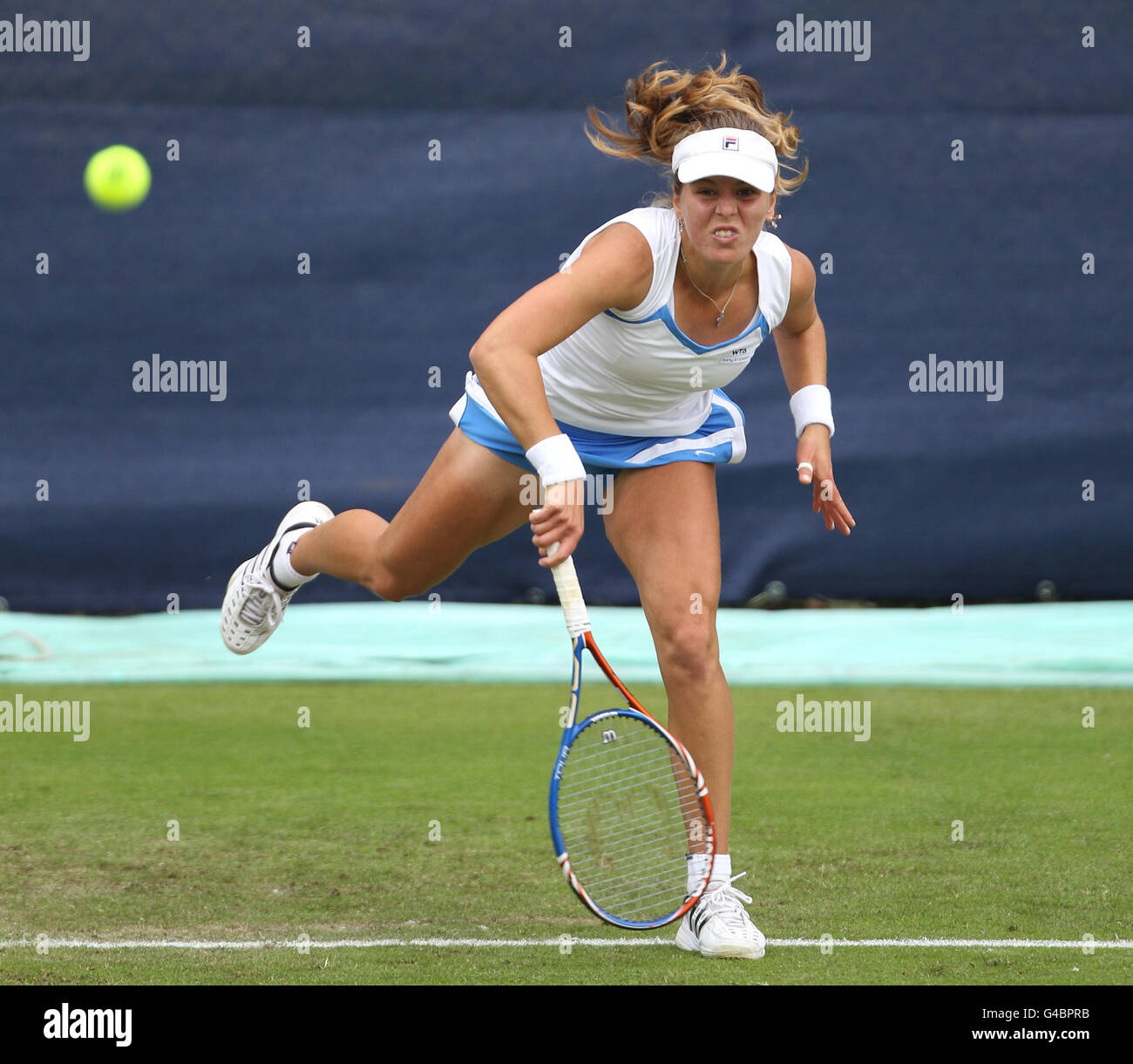 Georgia's Anna Tatishvli during her straight sets win over Great ...