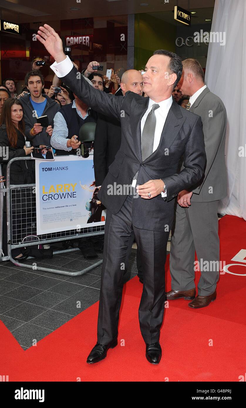 Larry Crowne World Premiere - London Stock Photo - Alamy