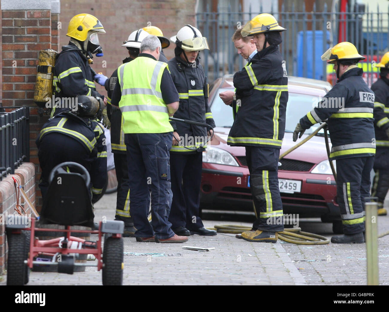 Gas explosion in Erne Street Stock Photo - Alamy