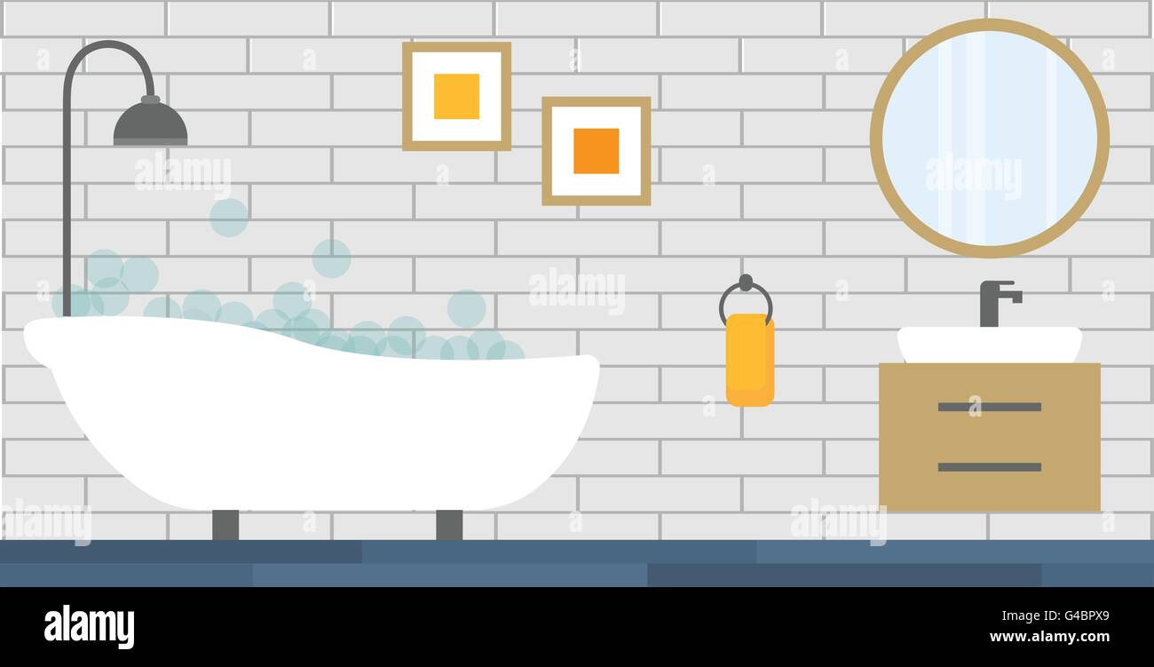 Washroom tiles Stock Vector Images - Alamy