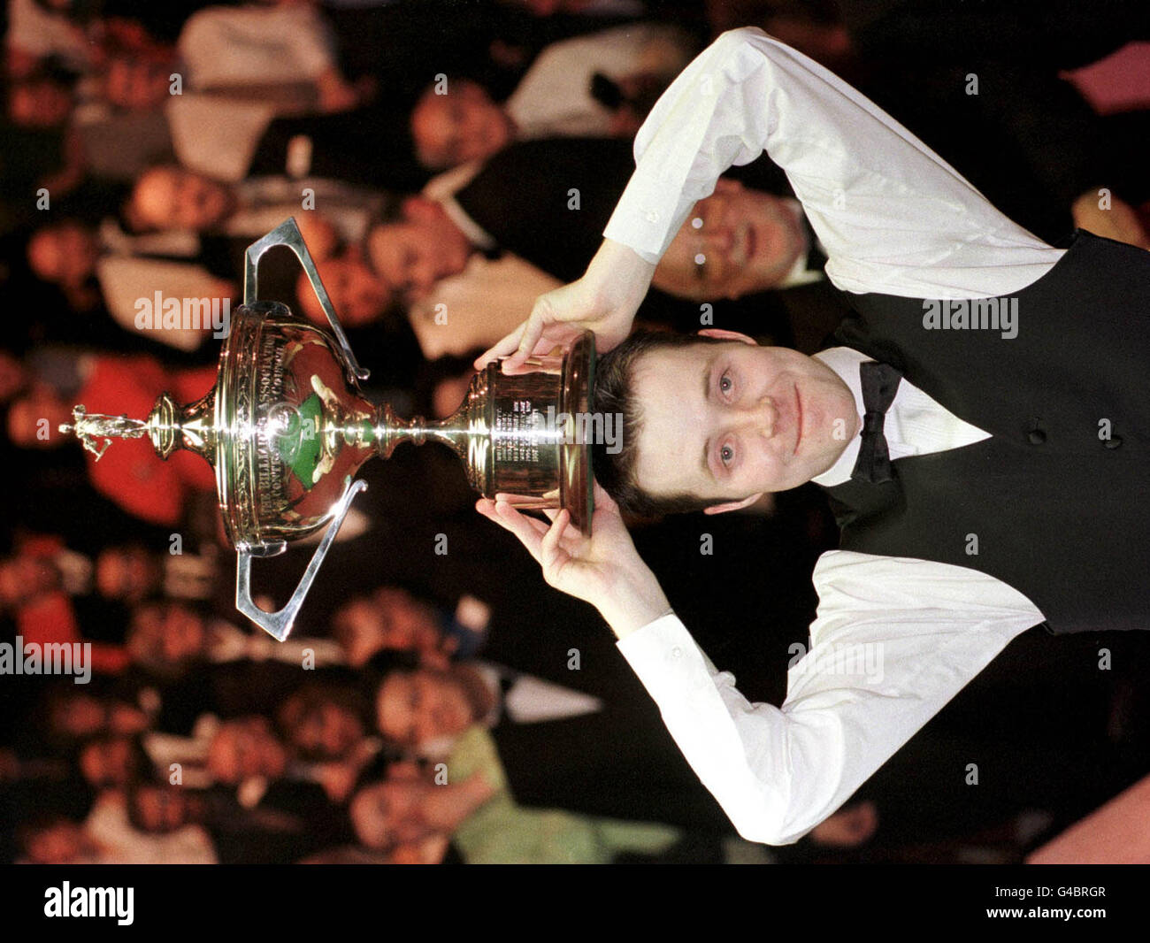 Snooker Higgins trophy 2 Stock Photo - Alamy