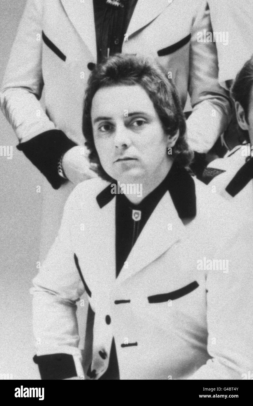 Music, Showaddywaddy. Buddy Gask, part of the band Showaddywaddy Stock ...