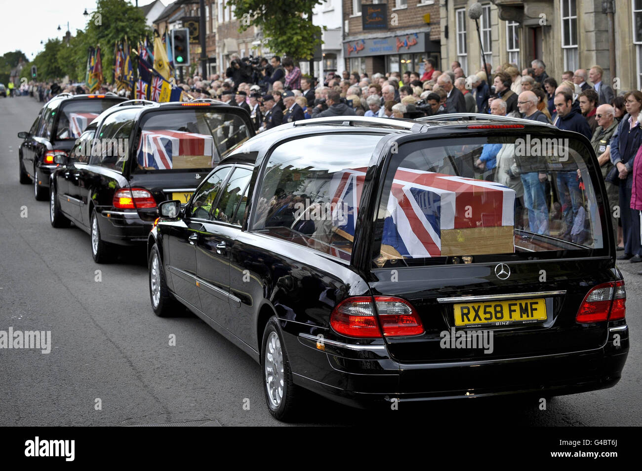 Bodies repatriated raf lyneham hi-res stock photography and images - Alamy