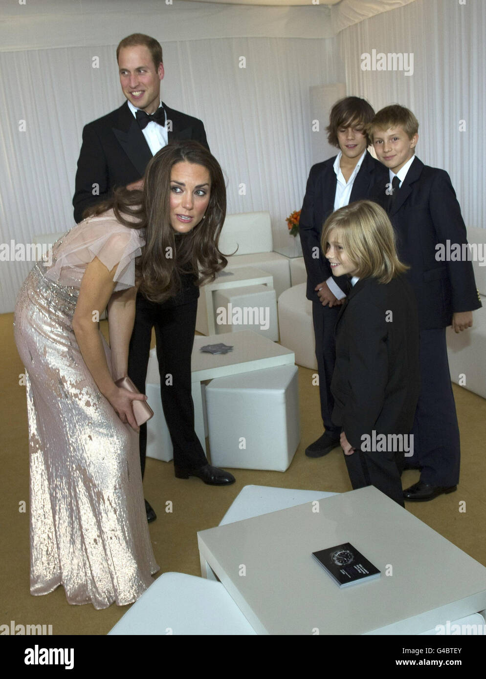 The Duchess of Cambridge speaks with Cy Busson at the 10th annual ARK ...