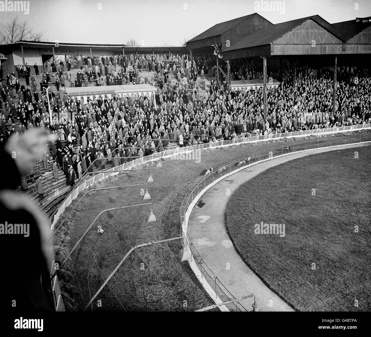 Greyhound Racing - Clapton Stadium, London. A general view during a ...