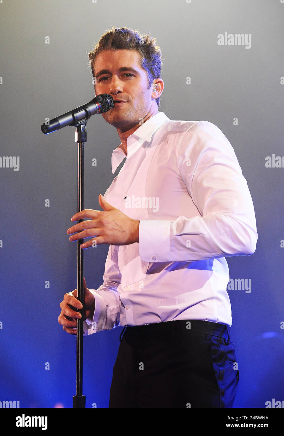 Matthew Morrison gig - London. Matthew Morrison performs at the HMV ...