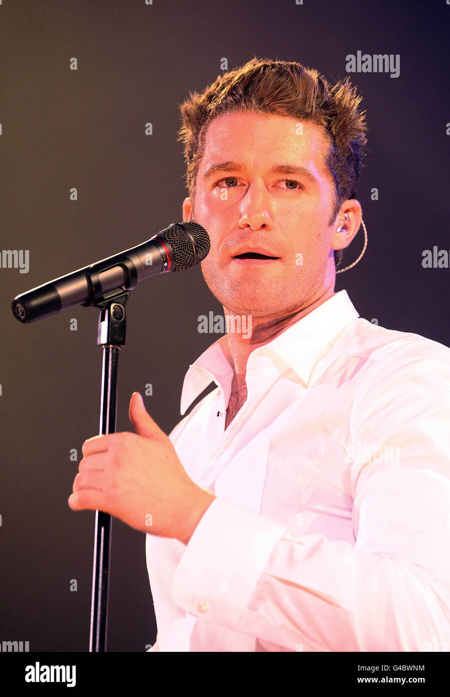 Matthew Morrison gig - London Stock Photo - Alamy