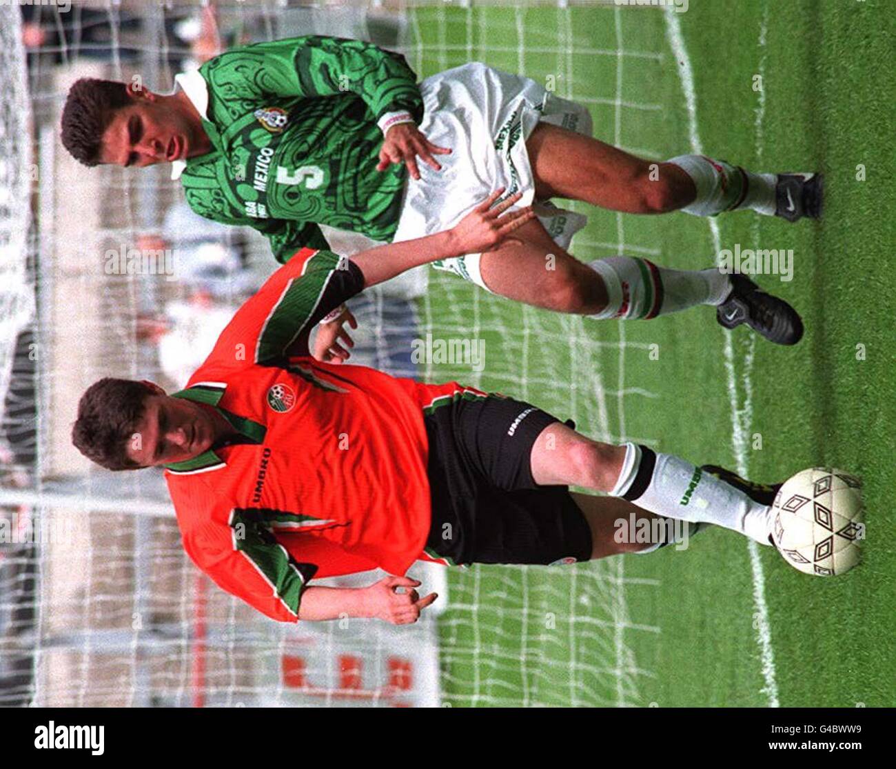 SOCCER Ireland V Mexico 2 Stock Photo - Alamy