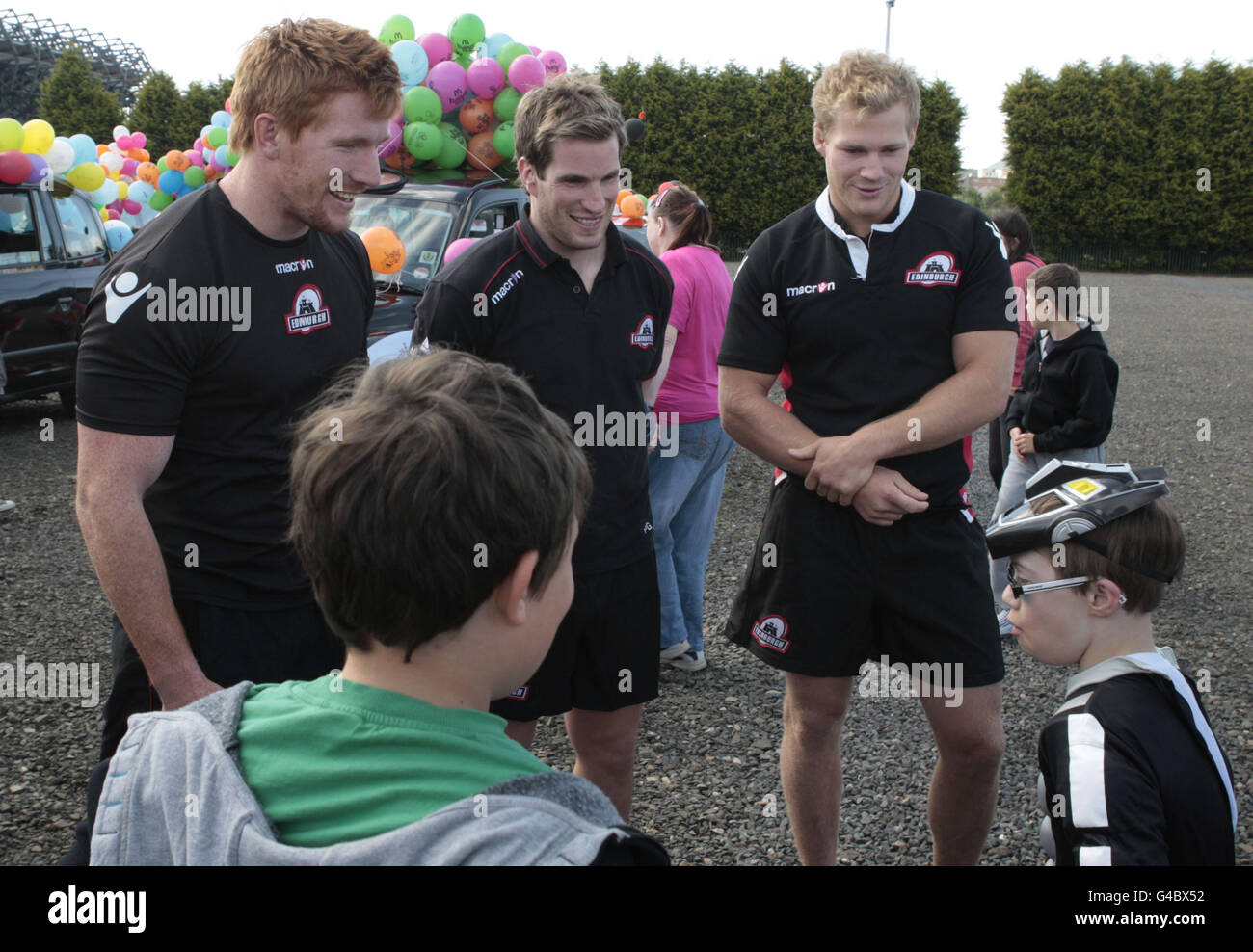 Edinburgh rugby players Roddy Grant, Phil Godman and Ross Rennie talk ...
