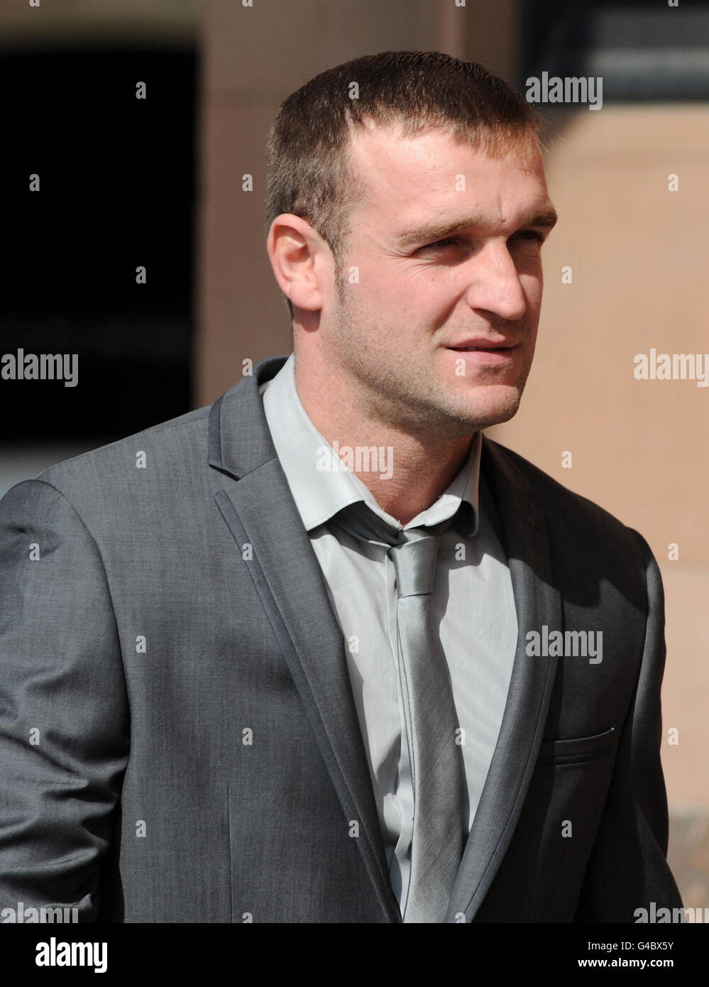 Scott Raisbeck arrives at Newcastle Crown, Newcastle, where he will be ...