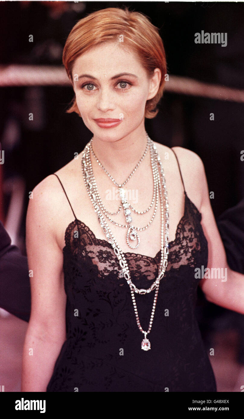 Actress emmanuel beart arrives for the premiere of godzilla hi-res ...