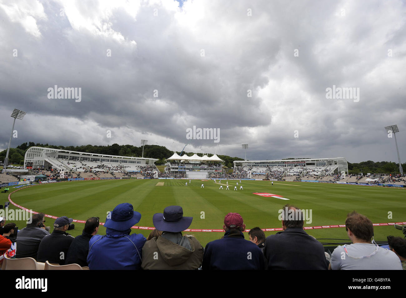 A general view of England fielding against Sri Lanka during the Third ...