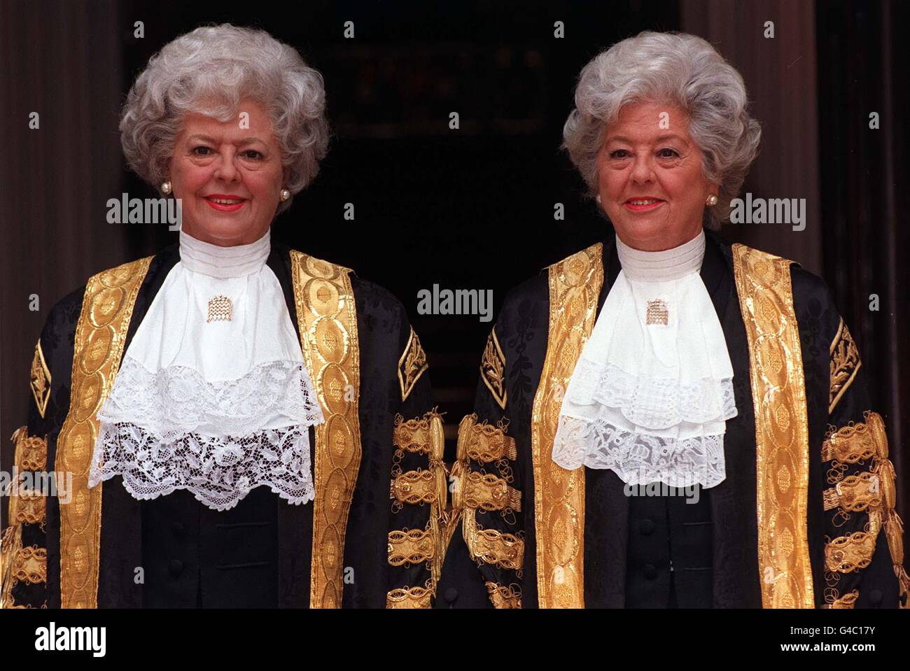 BETTY Boothroyd double 2 Stock Photo - Alamy