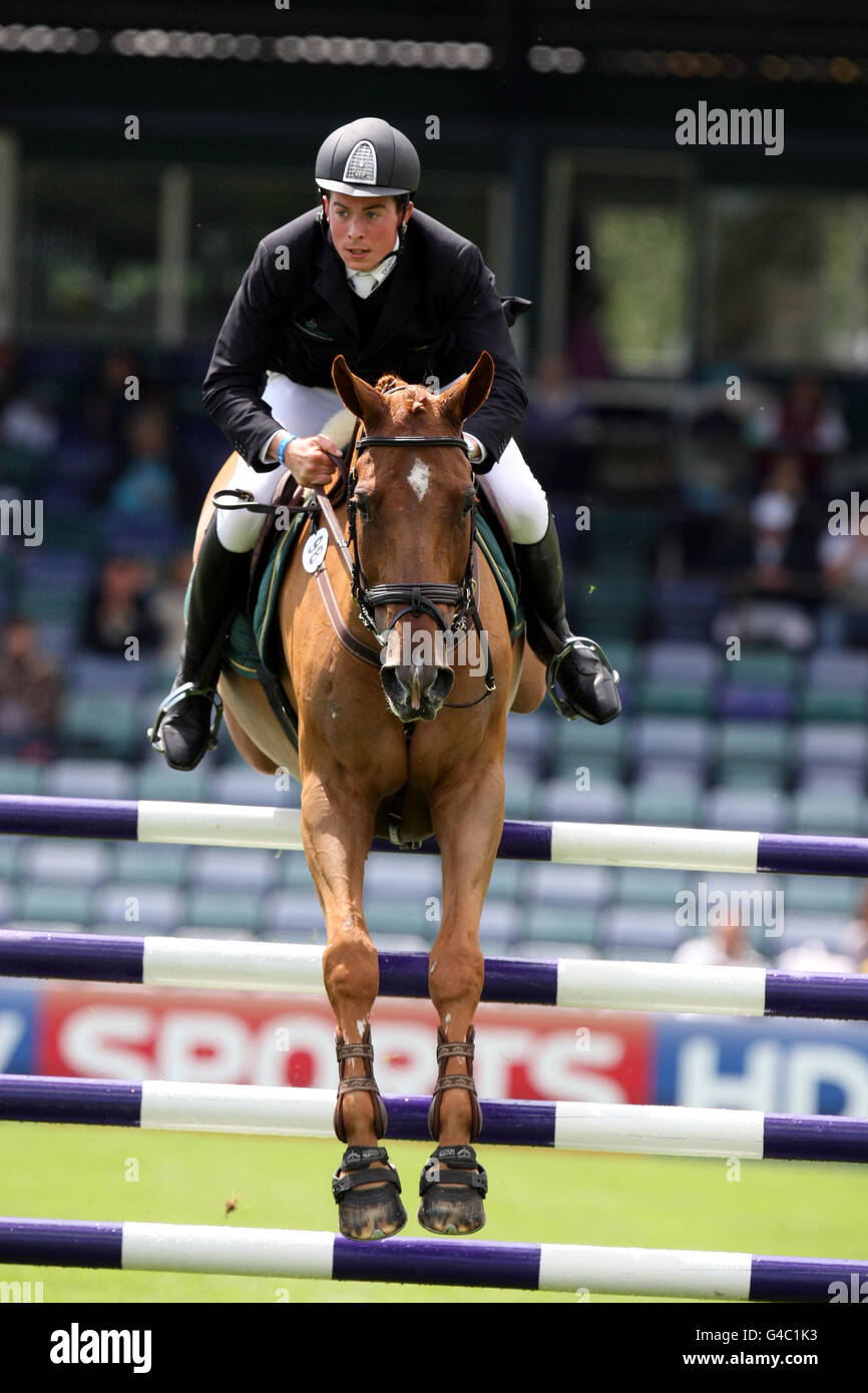 Ireland's Gerard Clarke riding Jakes Dream competes in the Stoner ...
