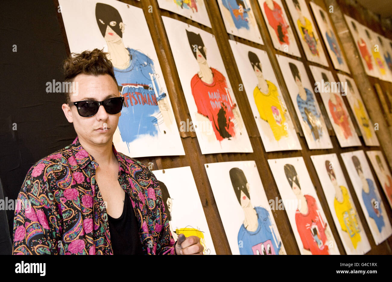 Anthony Lister portrait session Stock Photo - Alamy