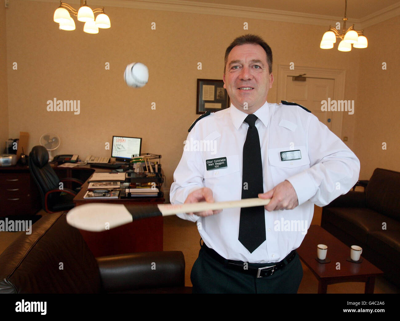 Previously unreleased photo dated 14/4/2011 of Matt Baggott, Chief ...