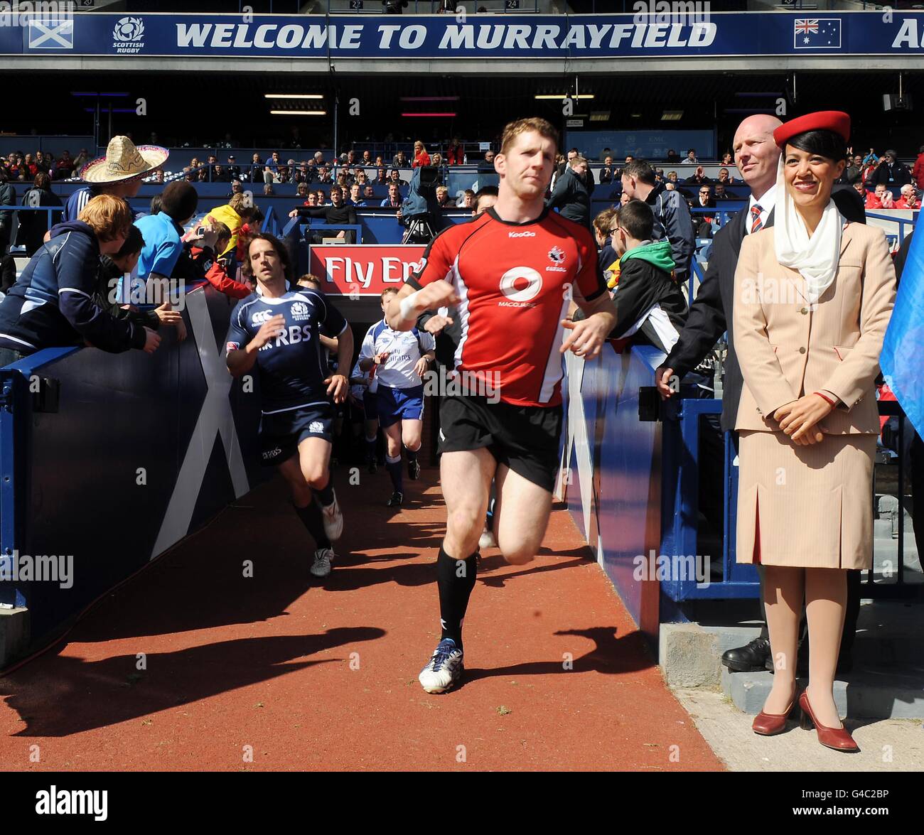 Rugby union emirates airline edinburgh sevens day two murrayfield ...