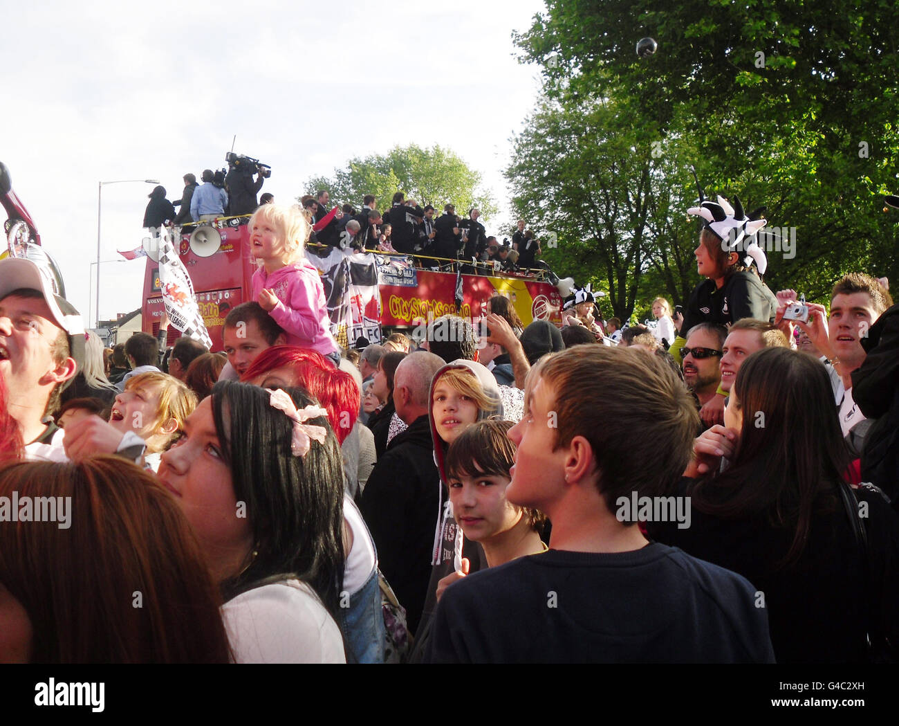 Soccer - Swansea Premier League Promotion Parade Stock Photo - Alamy
