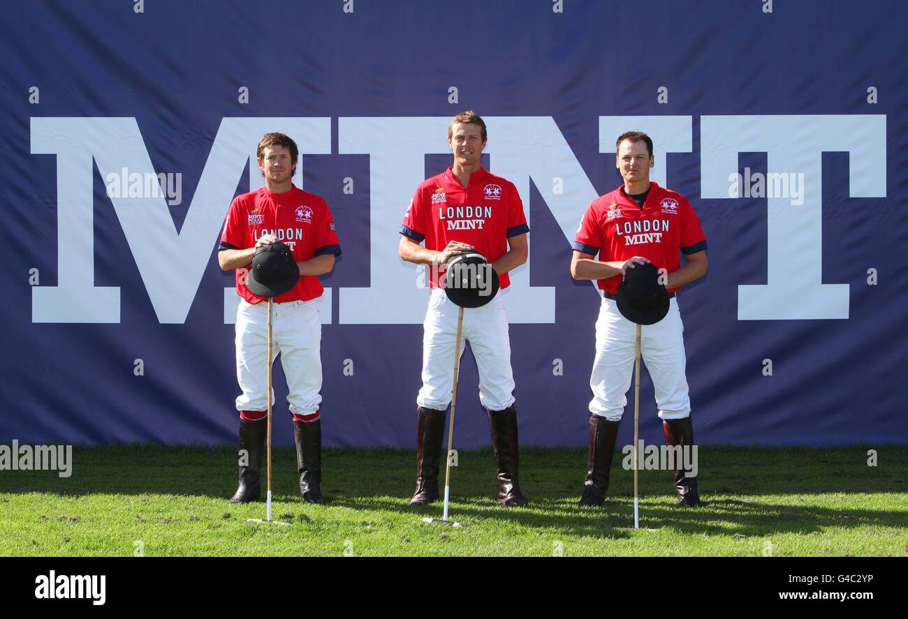 (from left) Ryan Pemble, James Harper (captain) and Sebastian Dawnay of ...