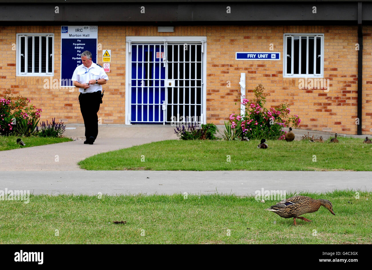 A general view of Morton Hall Immigration Removal Centre, near ...