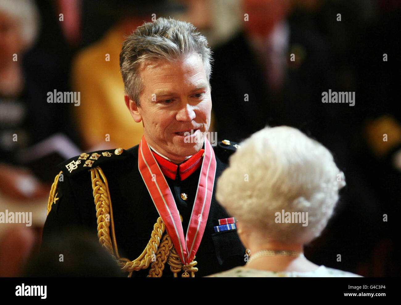 During a investiture ceremony at buckingham palace in central london hi ...