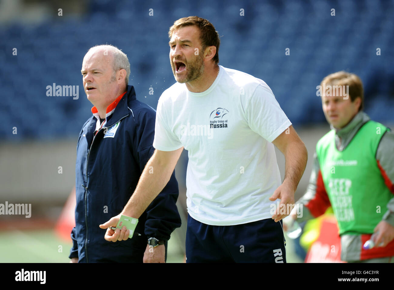 Russia coach pavel baranovkiy emirates airline edinburgh sevens ...