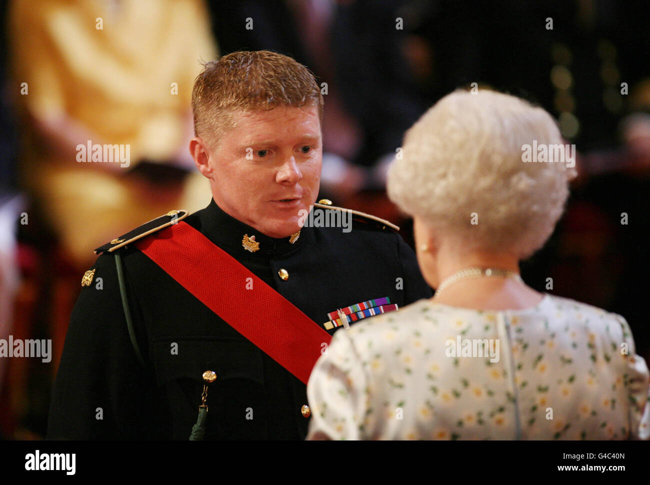 During a investiture ceremony at buckingham palace in central london hi ...