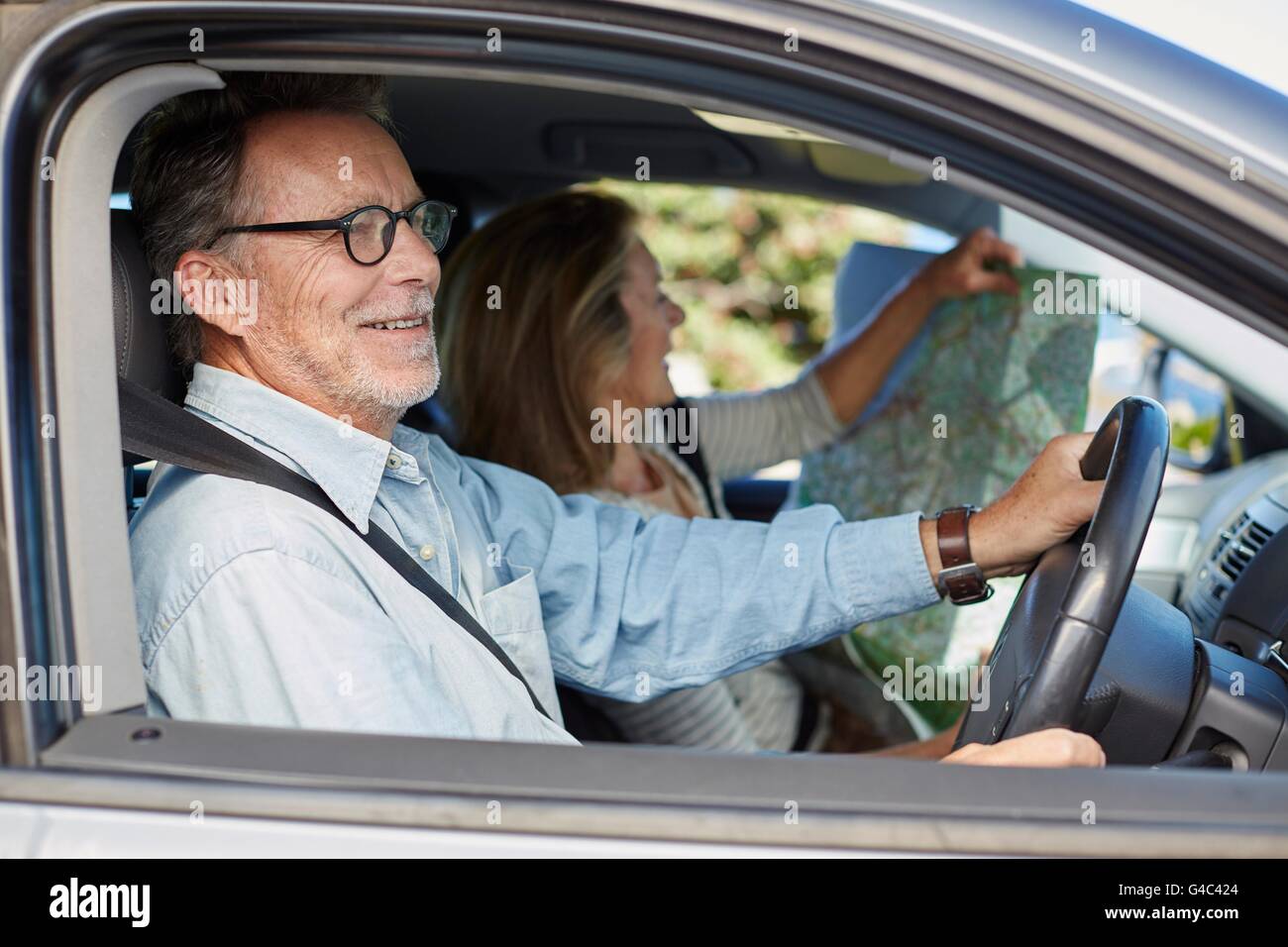 Car map hi-res stock photography and images - Alamy