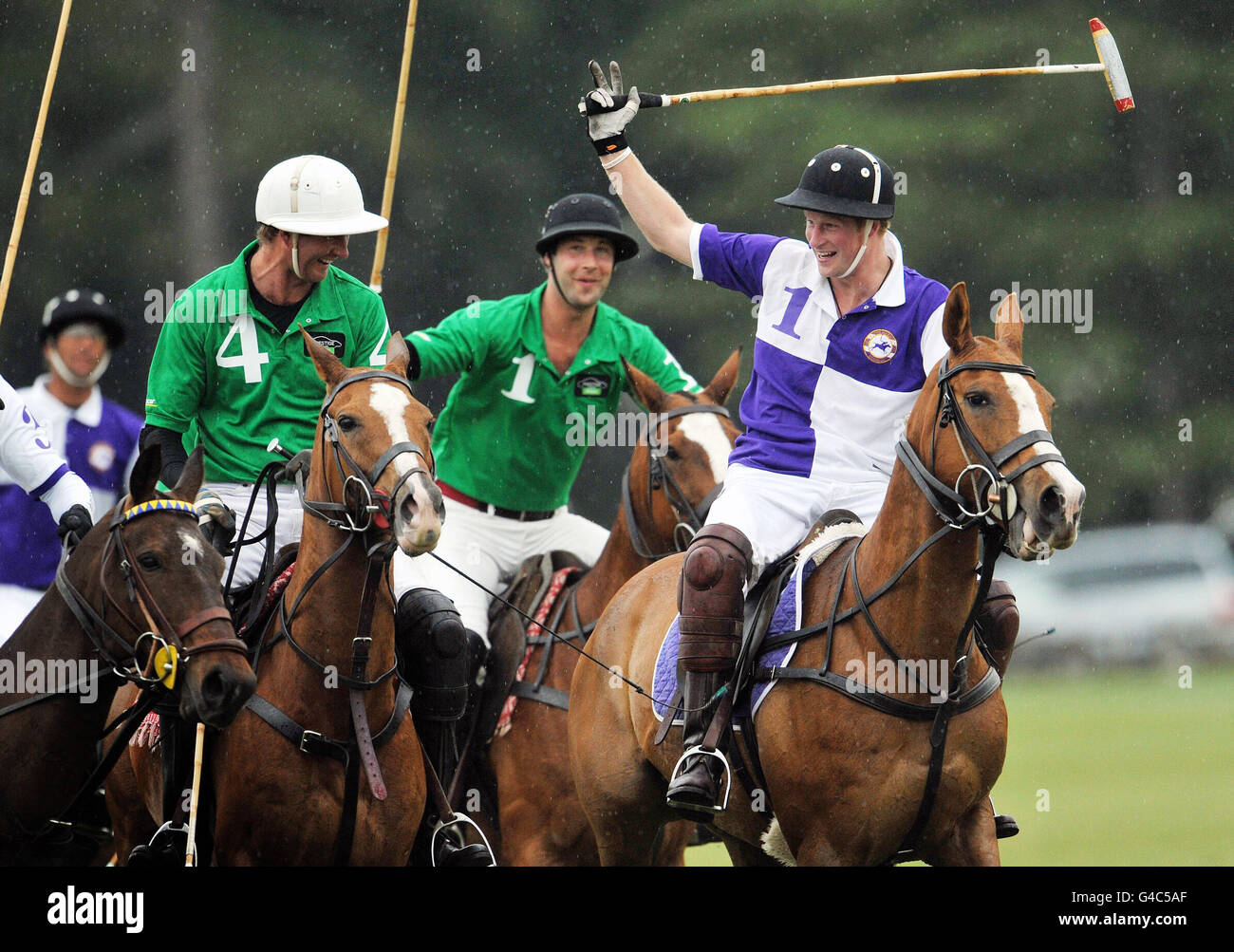 During a polo match at cirencester park hi-res stock photography and ...