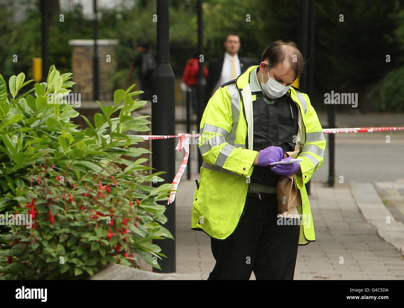 Stabbing near Oval Stock Photo - Alamy