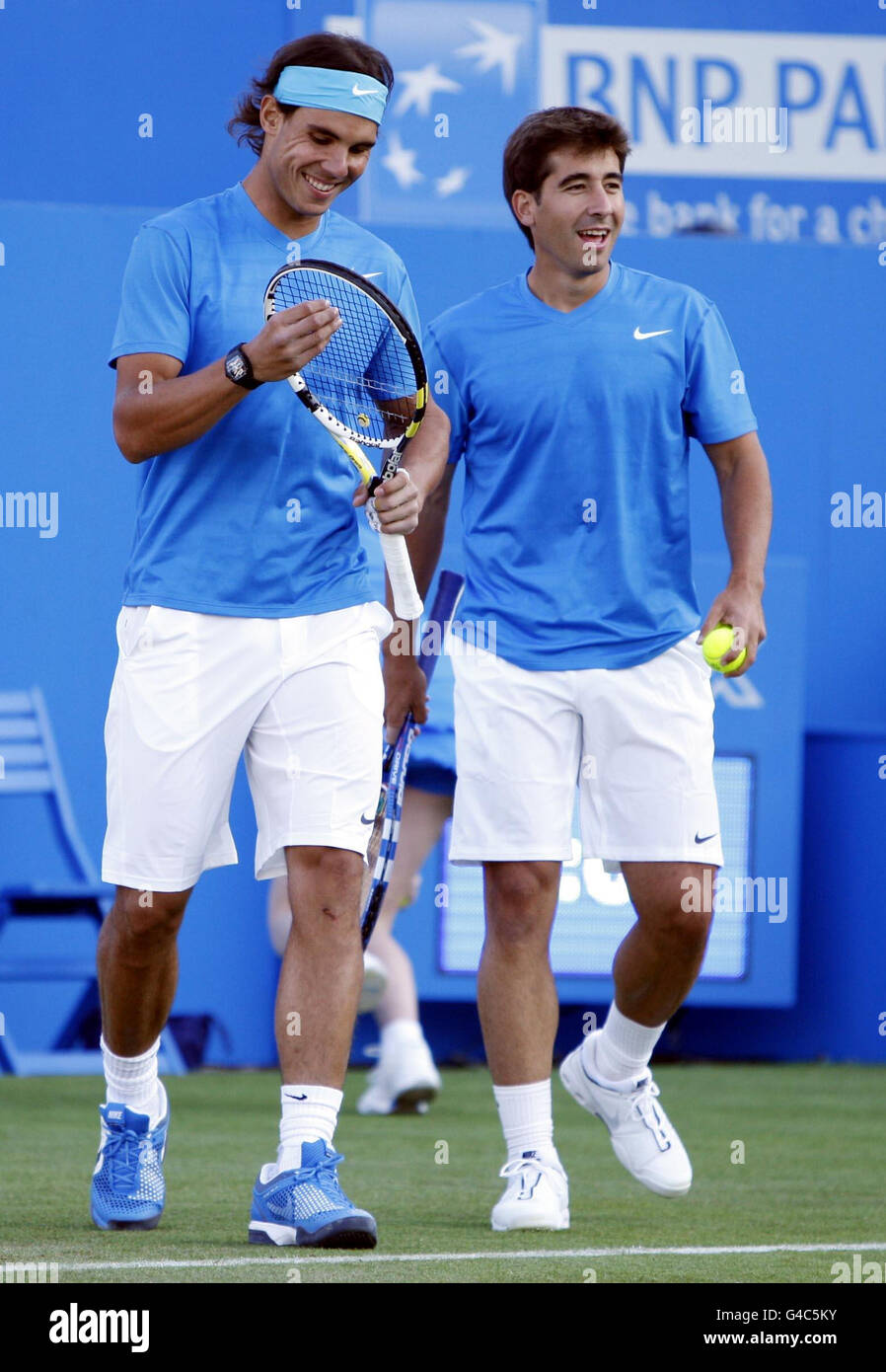 Rafael nadal and marc lopez hi-res stock photography and images - Alamy