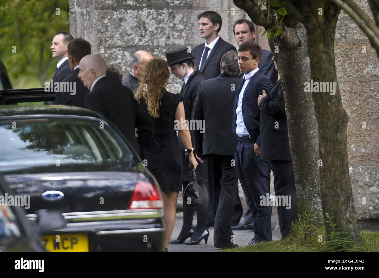 Rob Daley funeral Stock Photo - Alamy