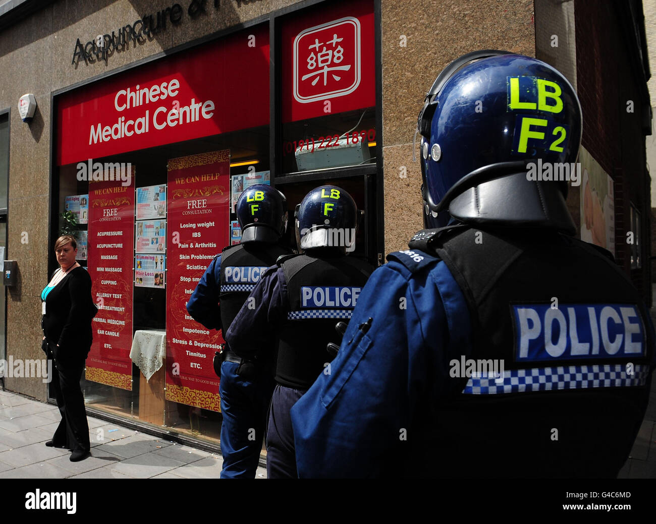 People trafficking raid Stock Photo - Alamy