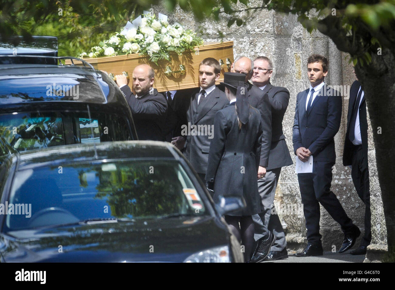 Rob Daley funeral Stock Photo - Alamy