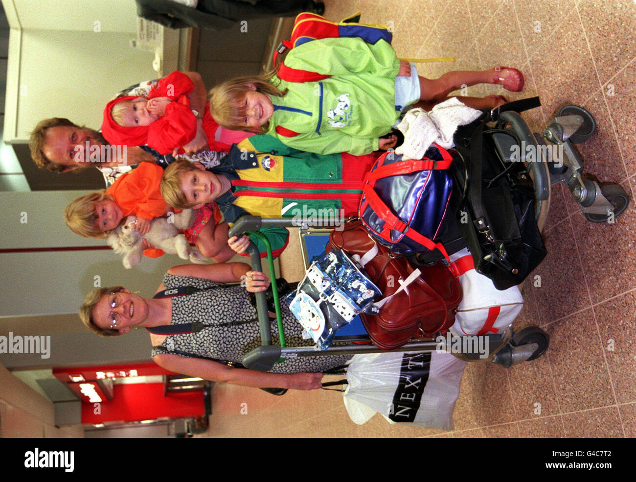 The Legg family, Alison, 35, husband Chris, and children George, eight ...