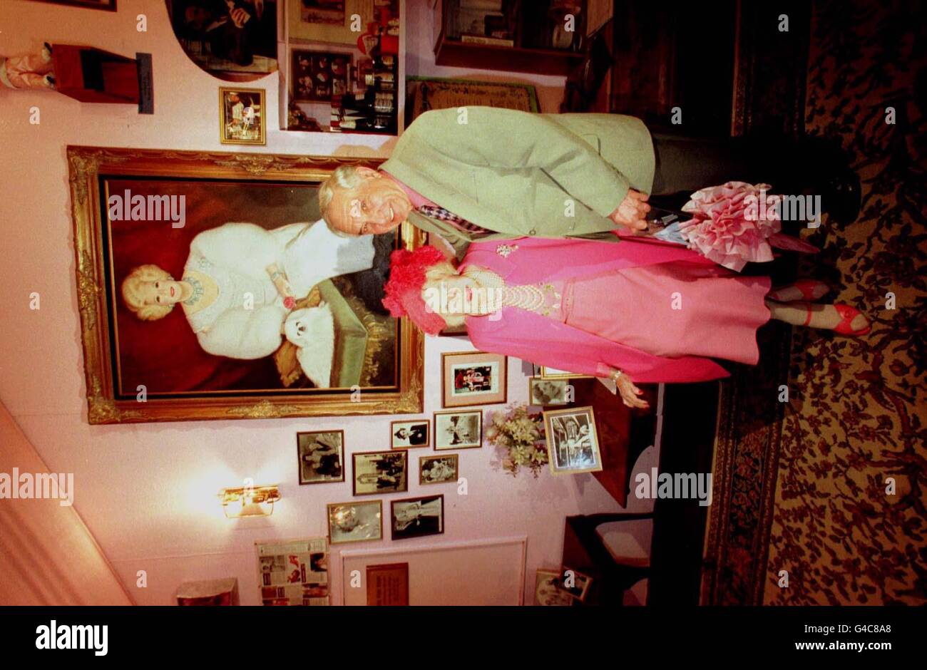 Romantic novelist Dame Barbara Cartland, 97, makes a rare public ...