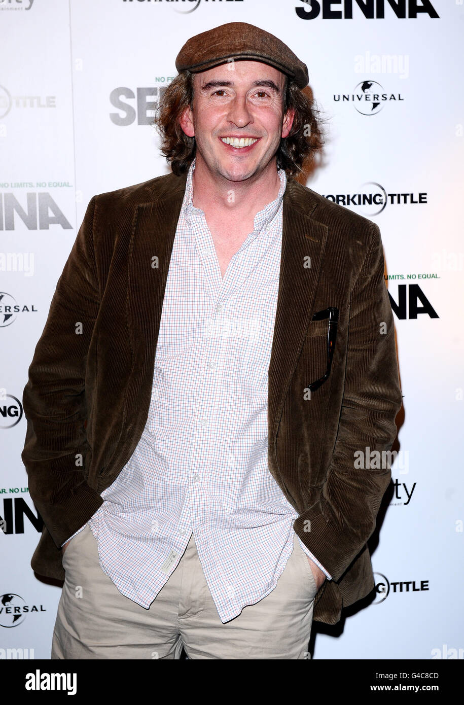 Steve Coogan arrives at the premiere of Senna, held at the Curzon ...