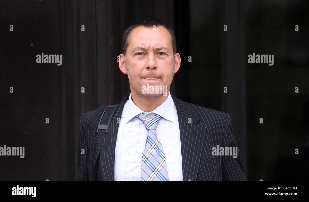 Simon Dykes leaves Guildford Crown Court, during his trial Stock Photo ...