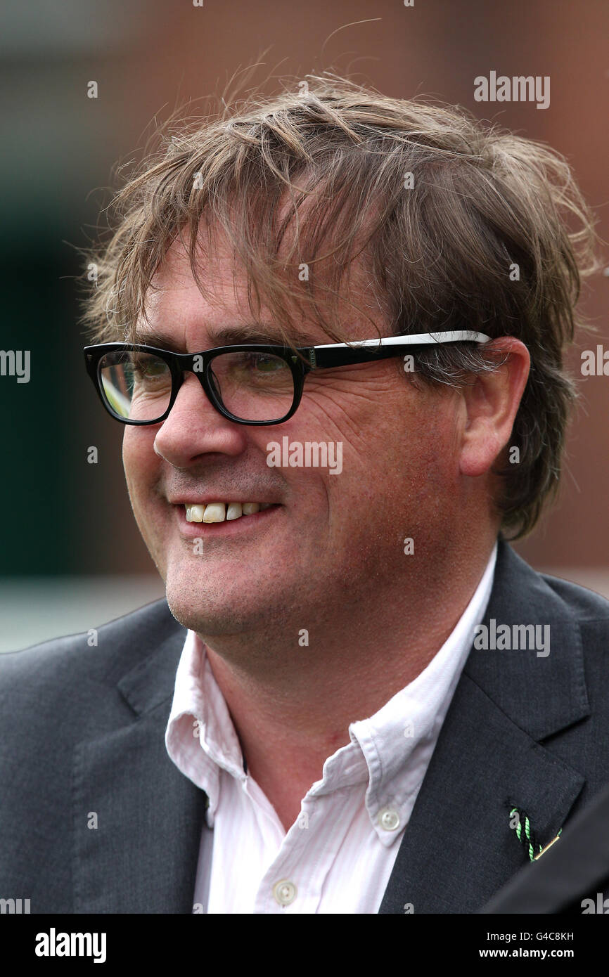 Horse Racing - Nottingham Racecourse. Trainer Giles Bravery Stock Photo ...