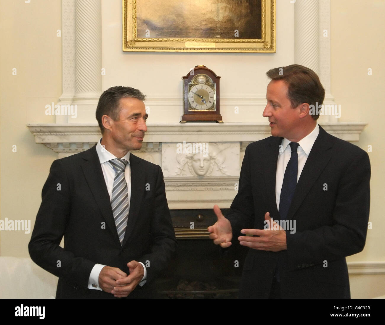 Prime Minister meets with NATO Secretary General Stock Photo - Alamy